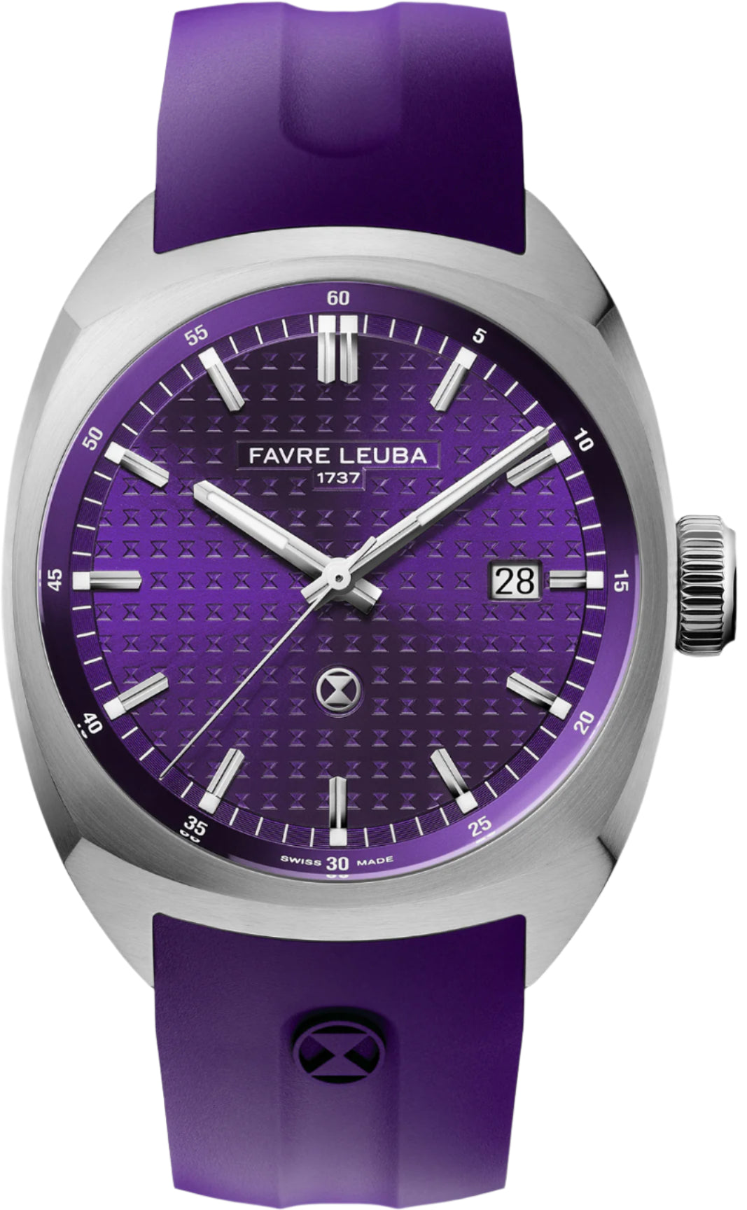 Favre Leuba Chief Date Royal Purple Watch 00.20102.102.07.307 | W Hamond Luxury Watches