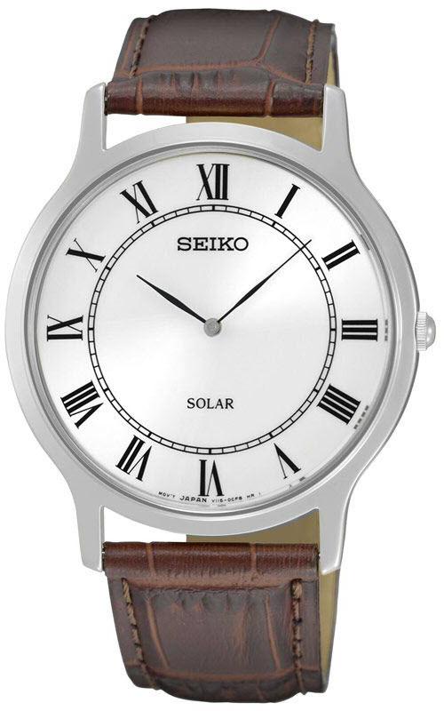 Seiko Watch Solar Mens D SUP869P1 | W Hamond Luxury Watches