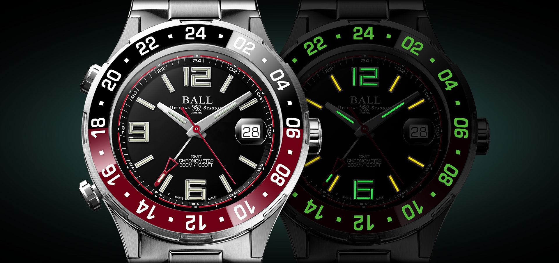 BALL - Introducing the NEW Roadmaster GMT Pilot Collection | W Hamond ...