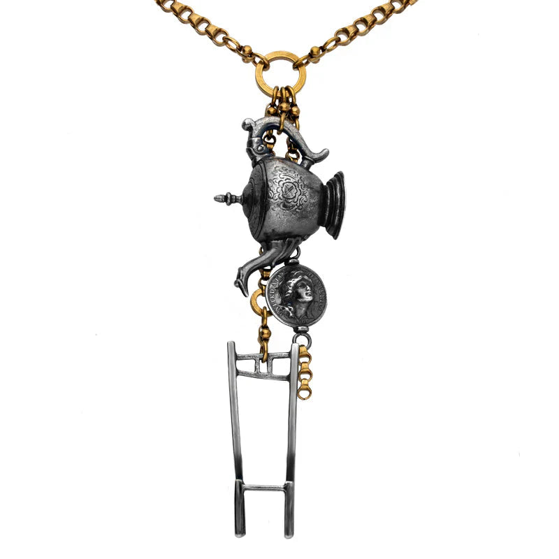 Valkyrie Alice In Wonderland Charm Necklace D N1064 | W Hamond Fine ...