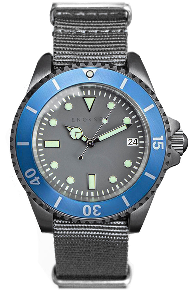 Enoksen Watch Dive Tennis Mikael Pernfors x Enoksen Watch Dive E02/C ...