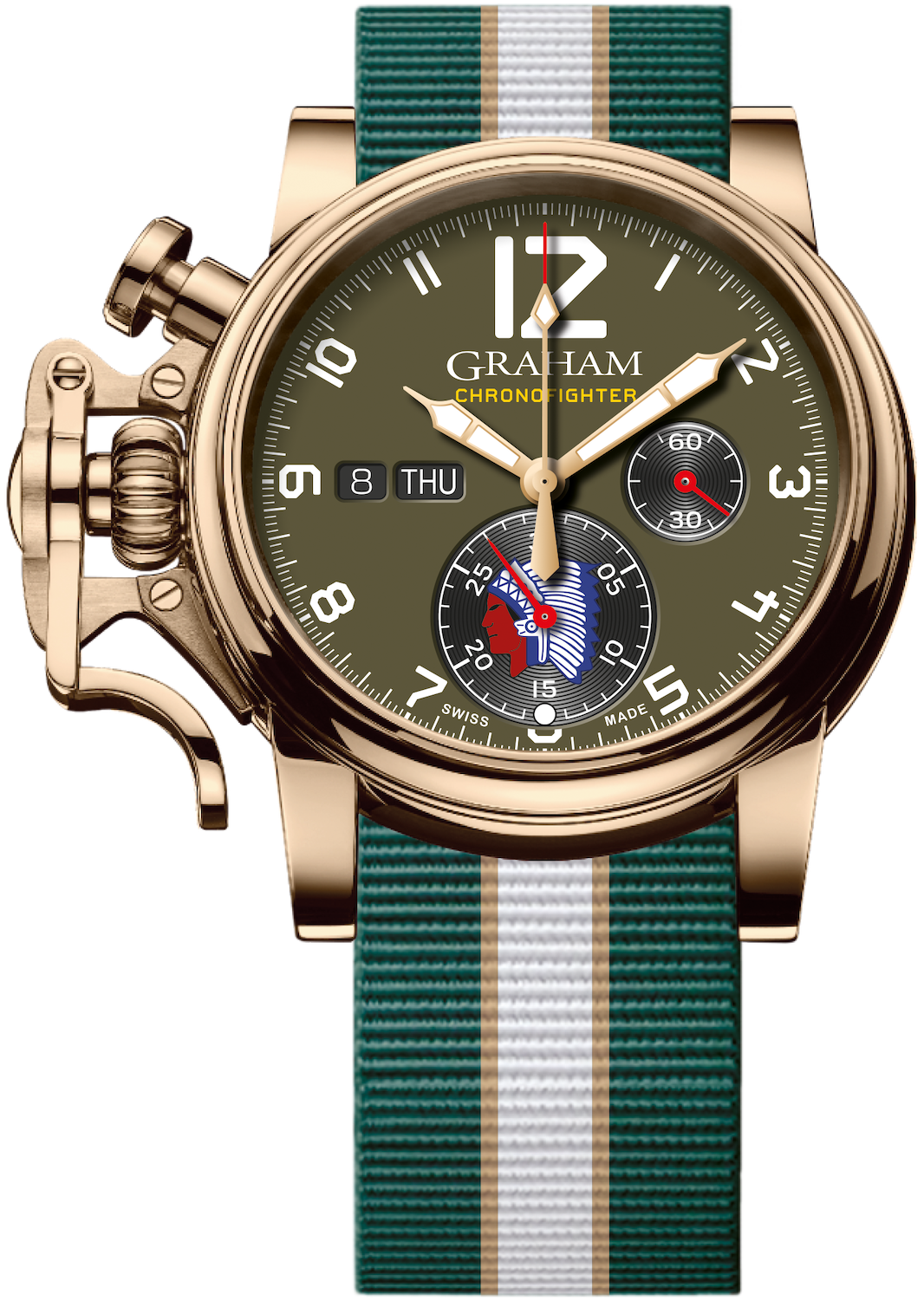 Graham Watch Chronofighter Vintage Overlord 75 Year Anniversary Limited ...