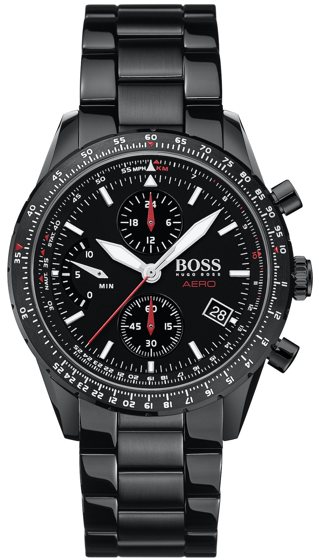 Hugo Boss Watch Aero Chrono Mens D 1513771 | W Hamond Luxury Watches