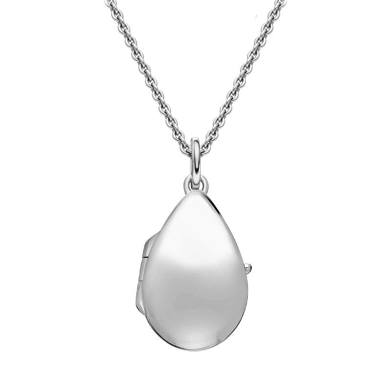 Sterling Silver Small Pear Shape Keepsake Locket P3521 | W Hamond Fine ...