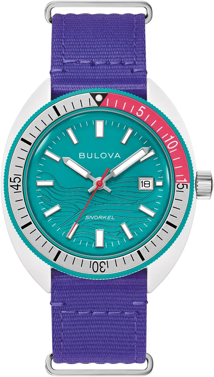 Bulova Snorkel Coral Reef Limited Edition Watch 98B447 | W Hamond ...