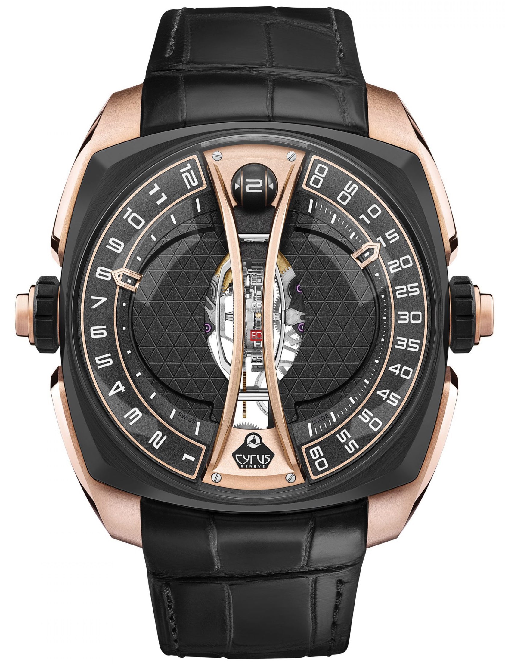 Cyrus Klepcys Vertical Tourbillon Rose Gold Titanium Limited Edition ...