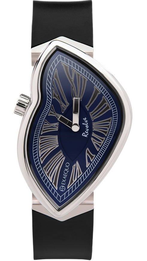 Exaequo Revolve Melting SS Blue Dial Watch EX0031.0004 | W Hamond ...