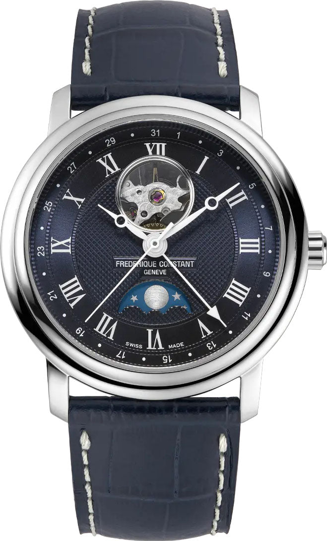 Frederique Constant Classics Heart Beat Moonphase Watch FC-335MCNW4P26 ...