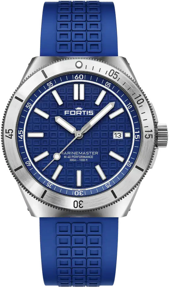 Fortis Marinemaster M-40 Ocean Blue Watch F8120028 | W Hamond Luxury ...
