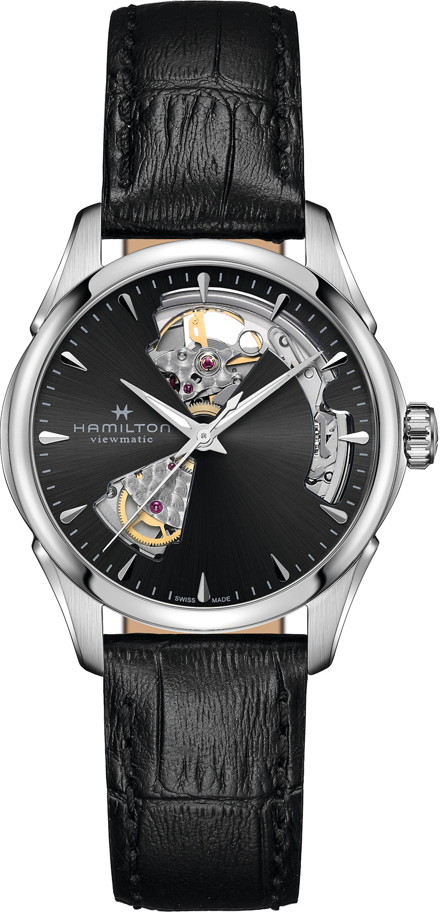 Hamilton Watch Jazzmaster Open Heart Lady D H32215730 | W Hamond Luxury ...