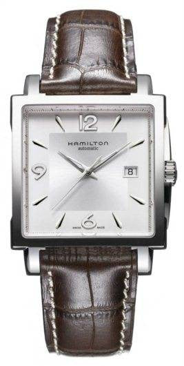 Hamilton Jazzmaster Square Viewmatic D H32415555 | W Hamond Fine Jewellery