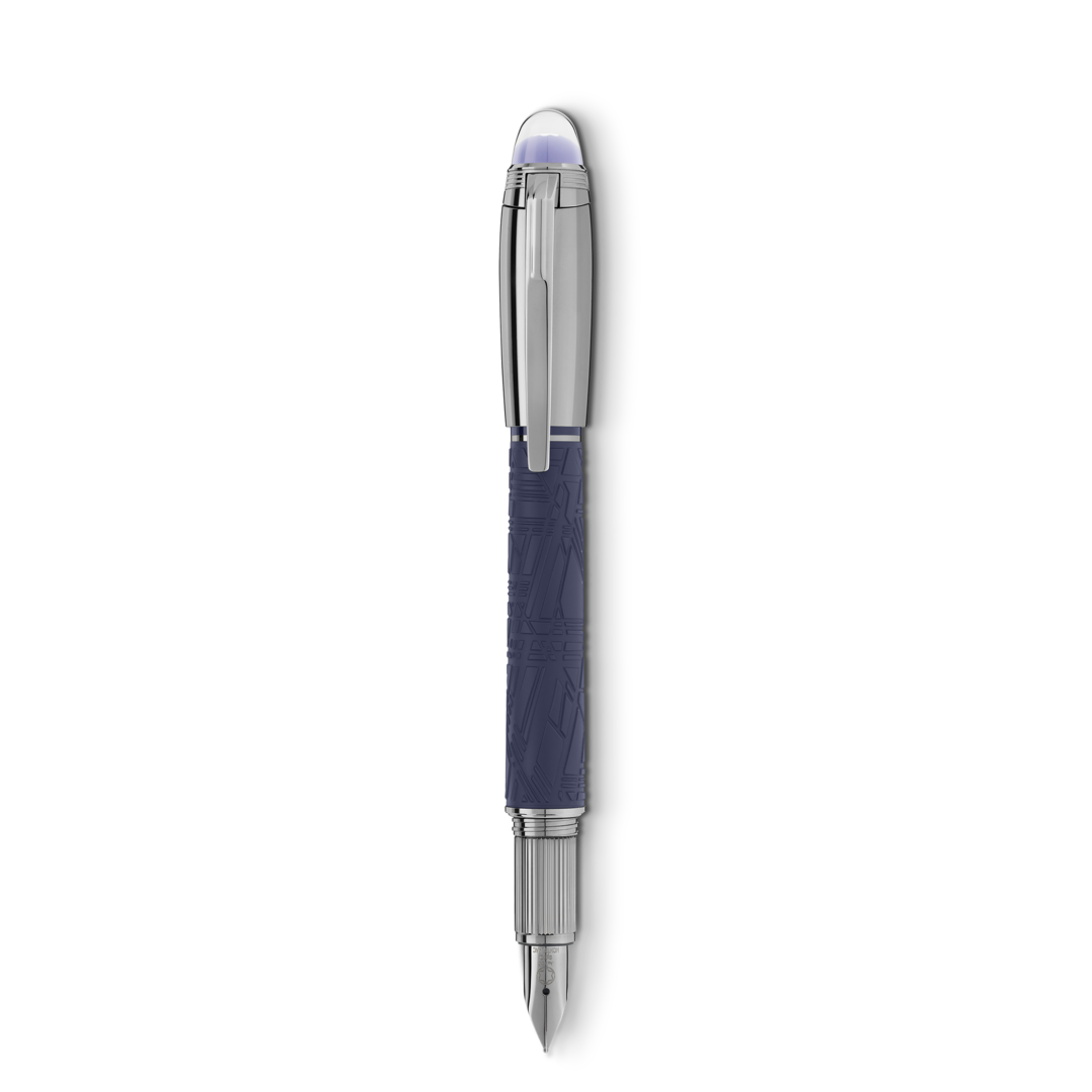 Montblanc Starwalker SpaceBlue Doue Fountain Pen (F) 198311 | W Hamond ...