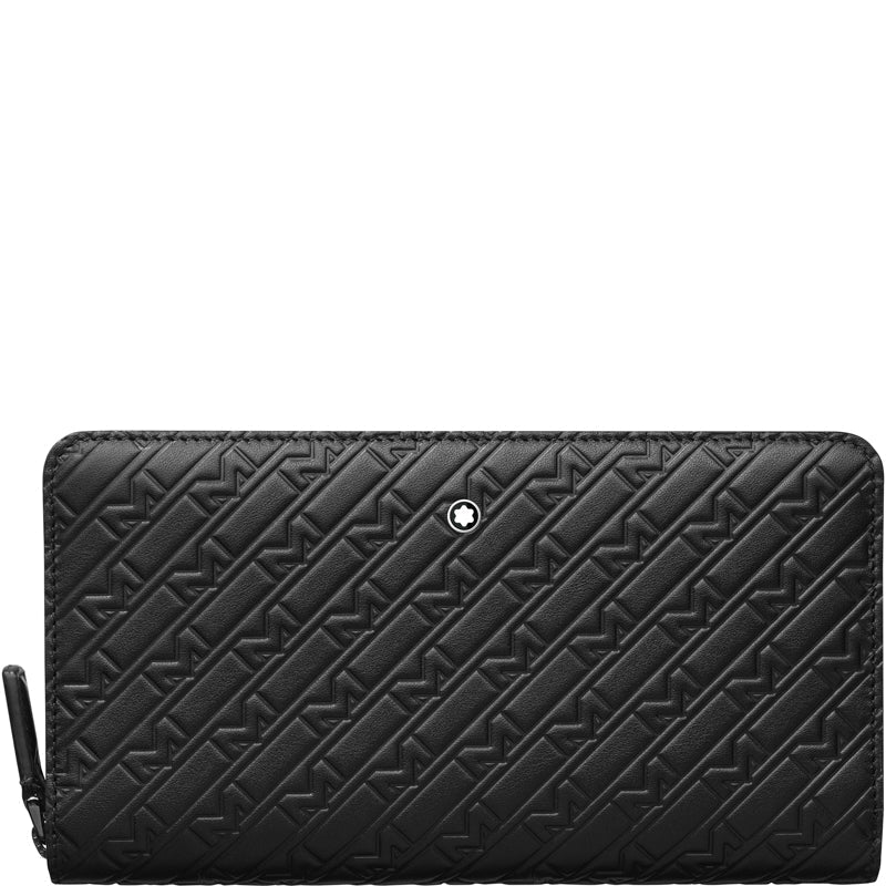 Montblanc Wallet M_Gram 4810 Twelve Card Black Zip Around 128639 | W ...