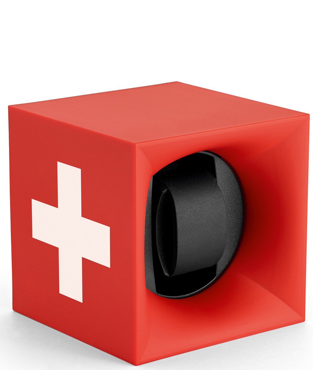 Swiss Kubik Watch Winder Single Swiss Cross SK01-STB004 | W Hamond ...