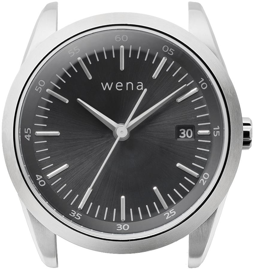 Wena By Sony Watch Head Solar Three Hands Silver WNWHTS01BS.AE | W ...