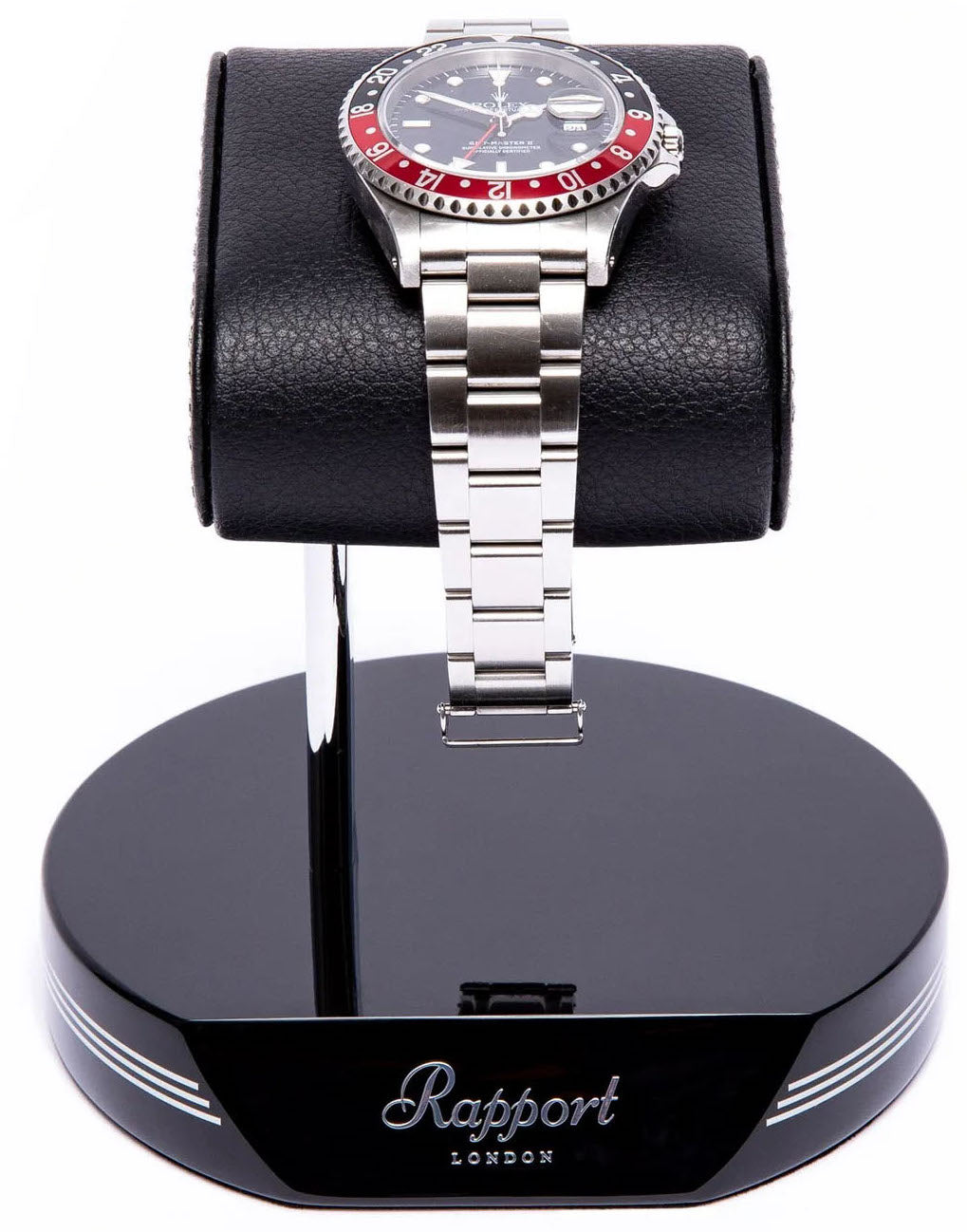 Rapport Watch Stand Formula Black Silver WS01 | W Hamond Luxury Watches