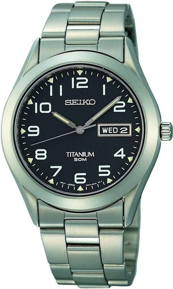 Seiko Watch Titanium Mens D SGG711P9 | W Hamond Luxury Watches