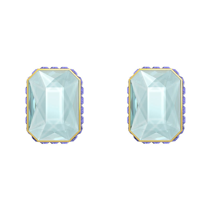 Swarovski Orbita Gold Tone Plated Multicolour Crystal Octagon Cut ...