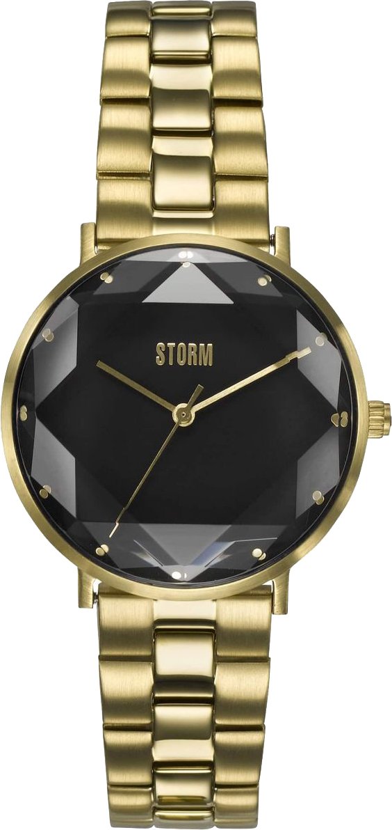 Storm Watch Elexi Gold Black 47504/GD/BK | W Hamond Luxury Watches