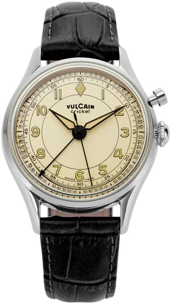 Vulcain Cricket Classique 39mm Eggshell Watch 100168A76.BAL248 | W ...