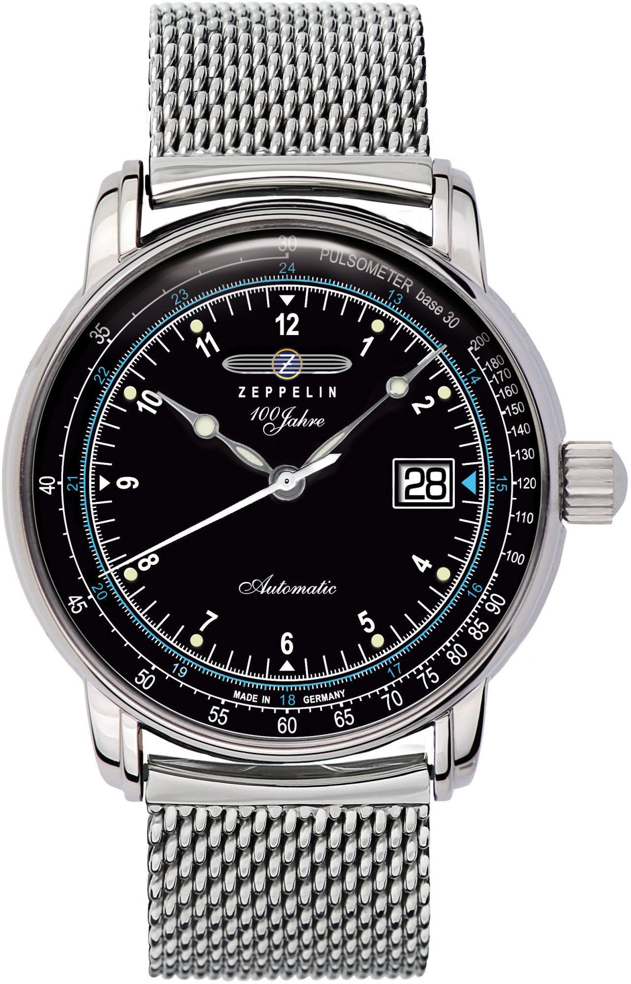 Zeppelin Watch 100 Years Zeppelin 7664M-2 | W Hamond Luxury Watches